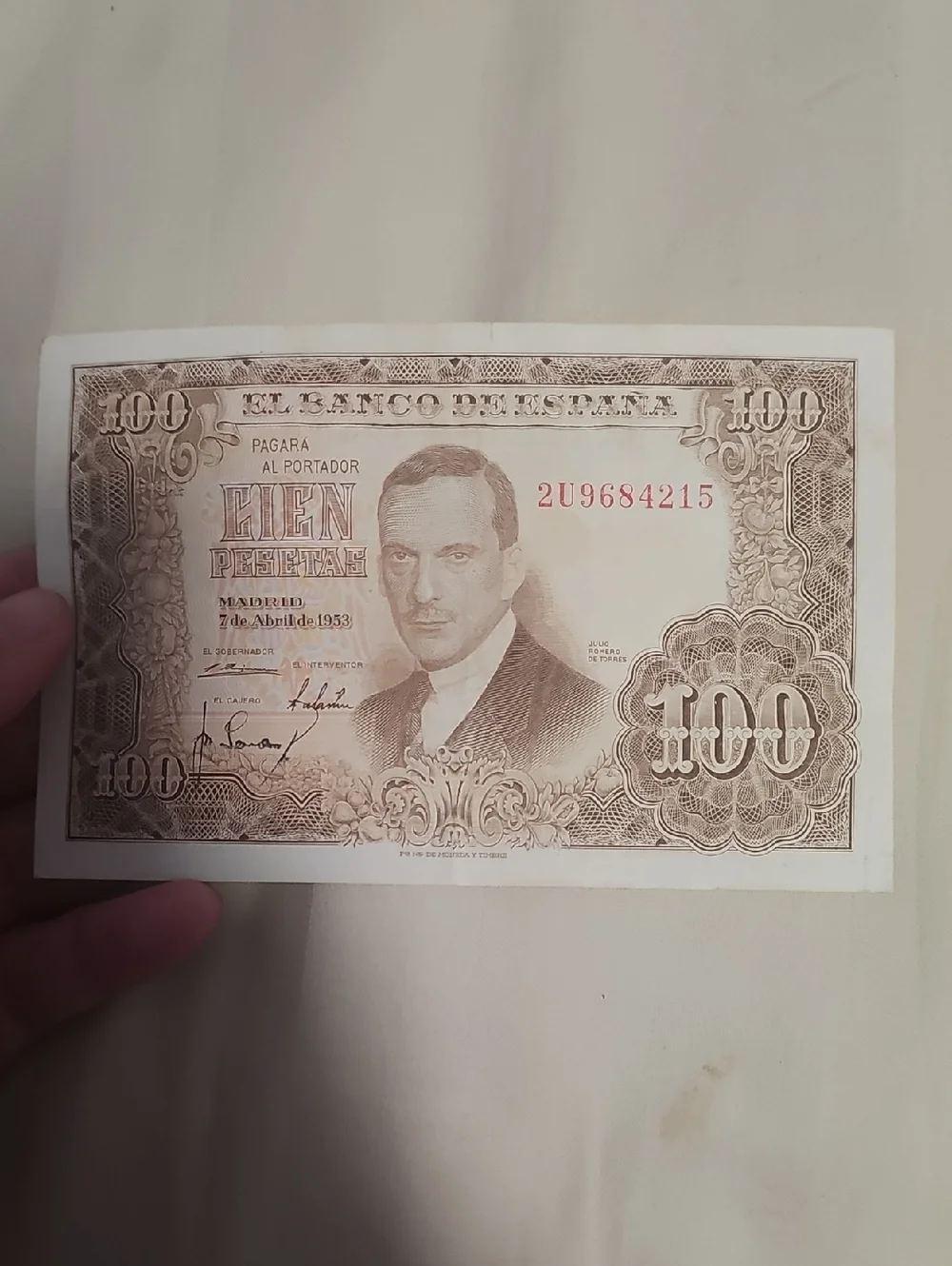 Other | Vintage 10 Pesetas Spanish Banknote Brown | Poshmark